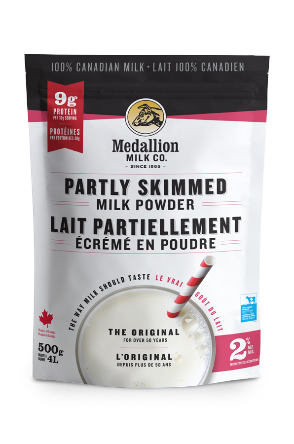 2% Part Skimmed Milk Powder-500g Bag – Medallion Milk
