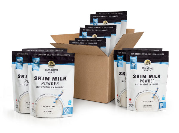 Medallion Milk, 100% Canadian-made quality dry milk powder.